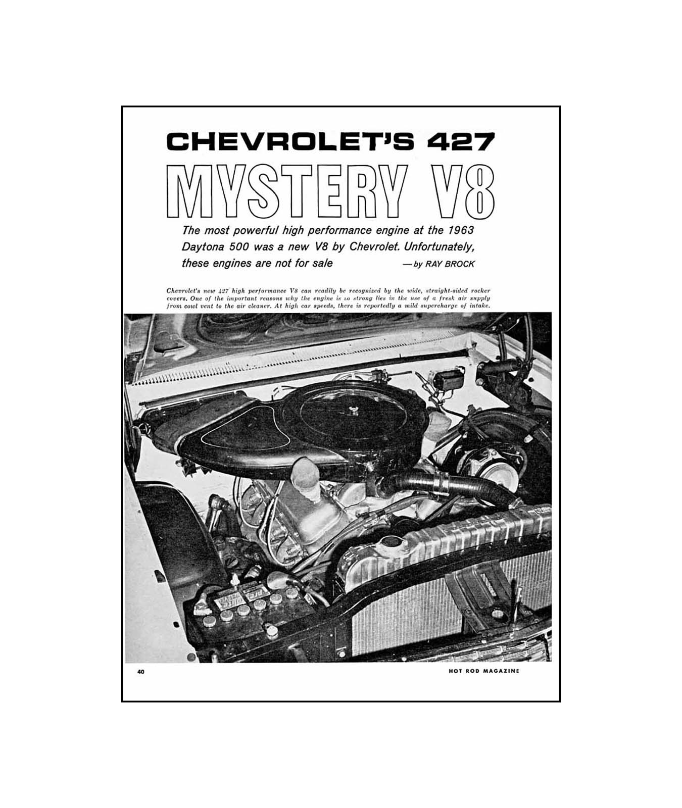 1963 Chevrolet NASCAR Canted-Valve 427 Exposed - Hot Rod Magazine ...