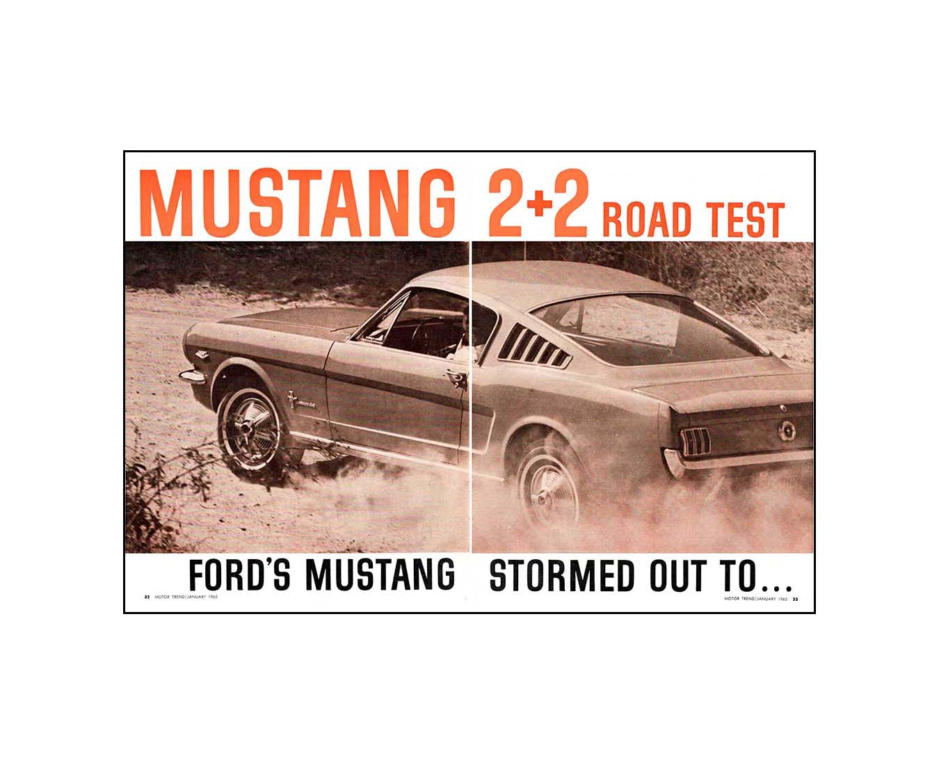 1965 Ford Mustang Hi-Po 2+2 Road Test - Motor Trend Magazine - Over ...