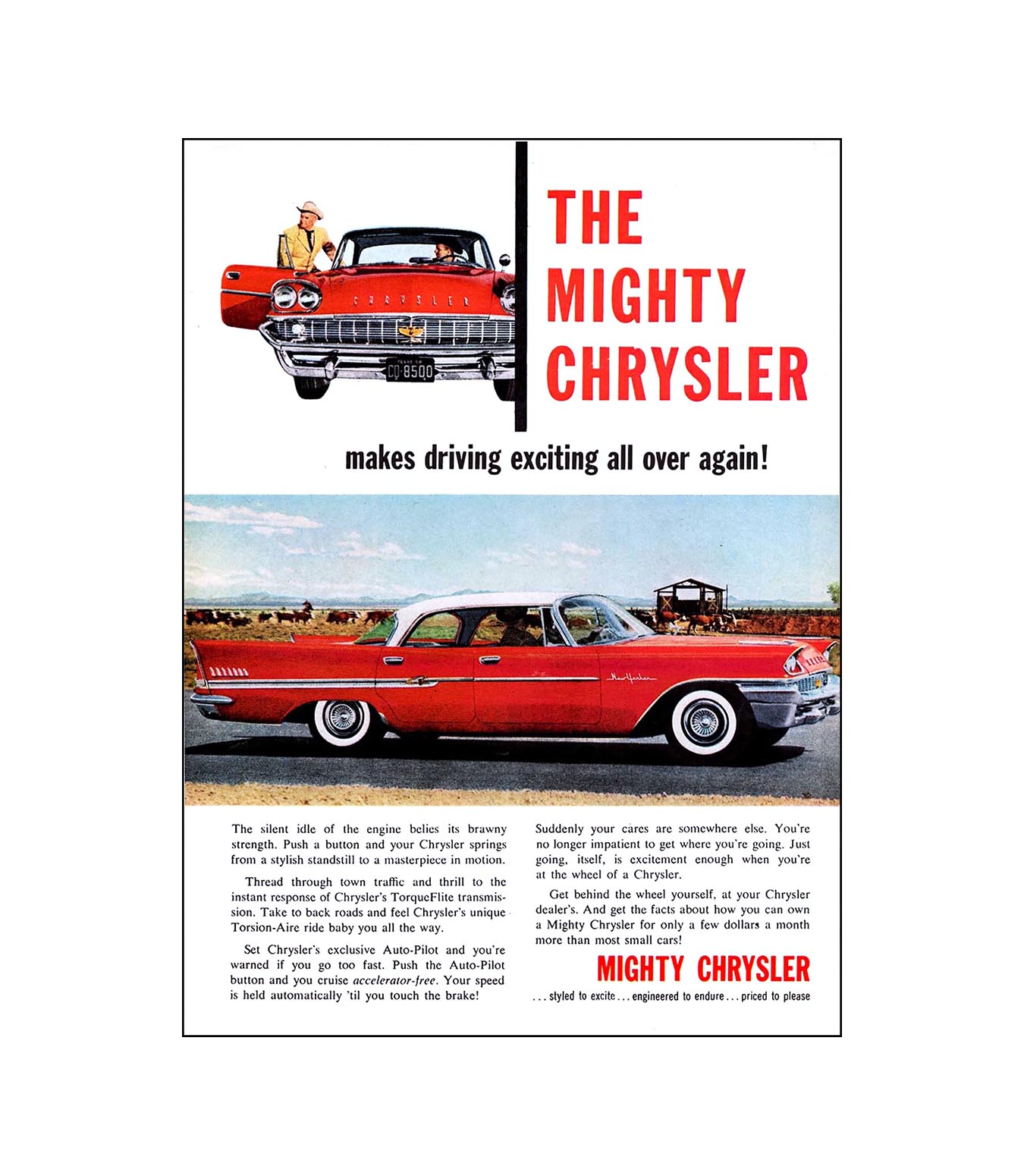 1958 Chrysler Car Print Ads - Over-Drive Magazine
