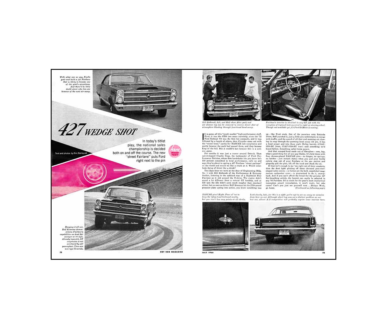1966 Ford Fairlane 427 Road Test - Hot Rod Magazine - Over-Drive Magazine