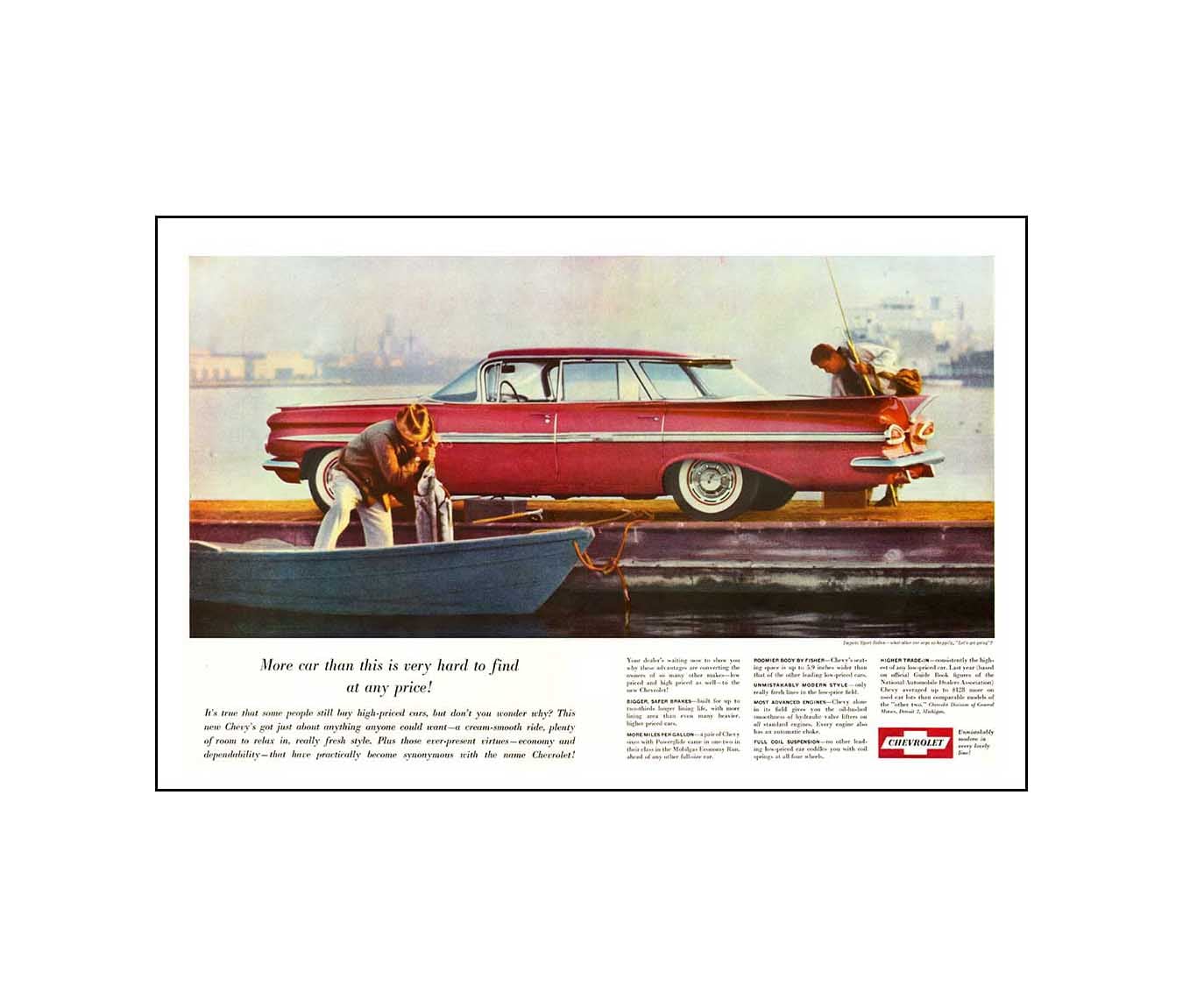 1959 Chevrolet Full Size Car Print Ads - Over-Drive Magazine