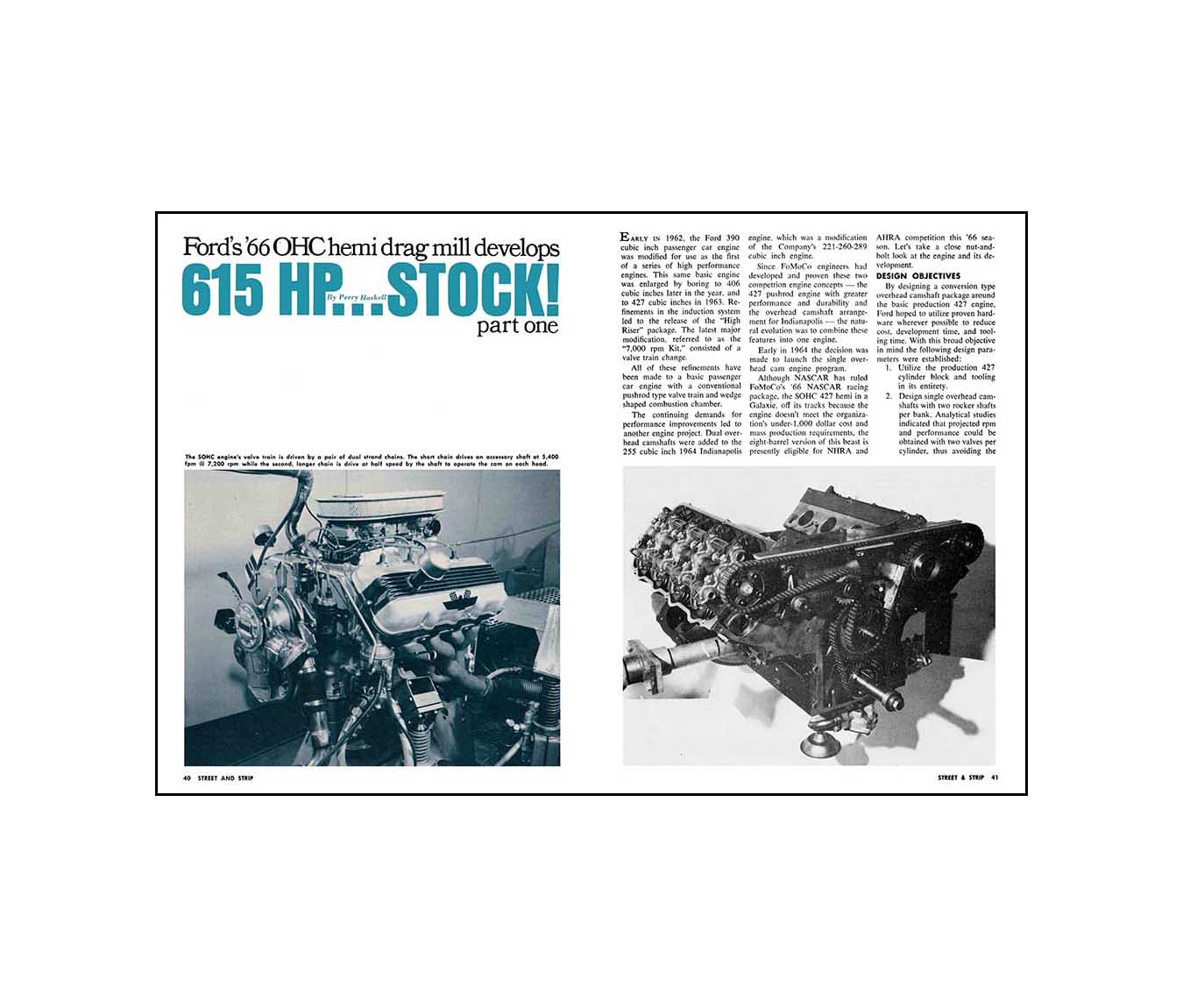 1965 Ford 427 SOHC Exposed - Street & Strip Magazine - Over-Drive Magazine
