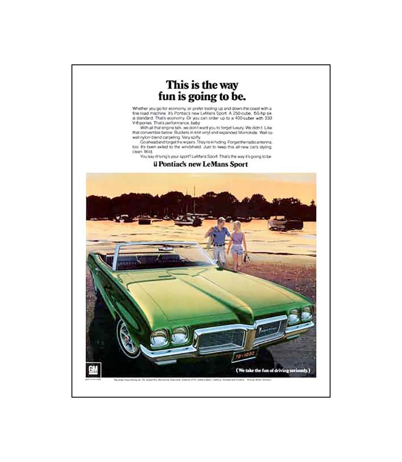 1970 Pontiac Tempest Print Ads - Over-Drive Magazine