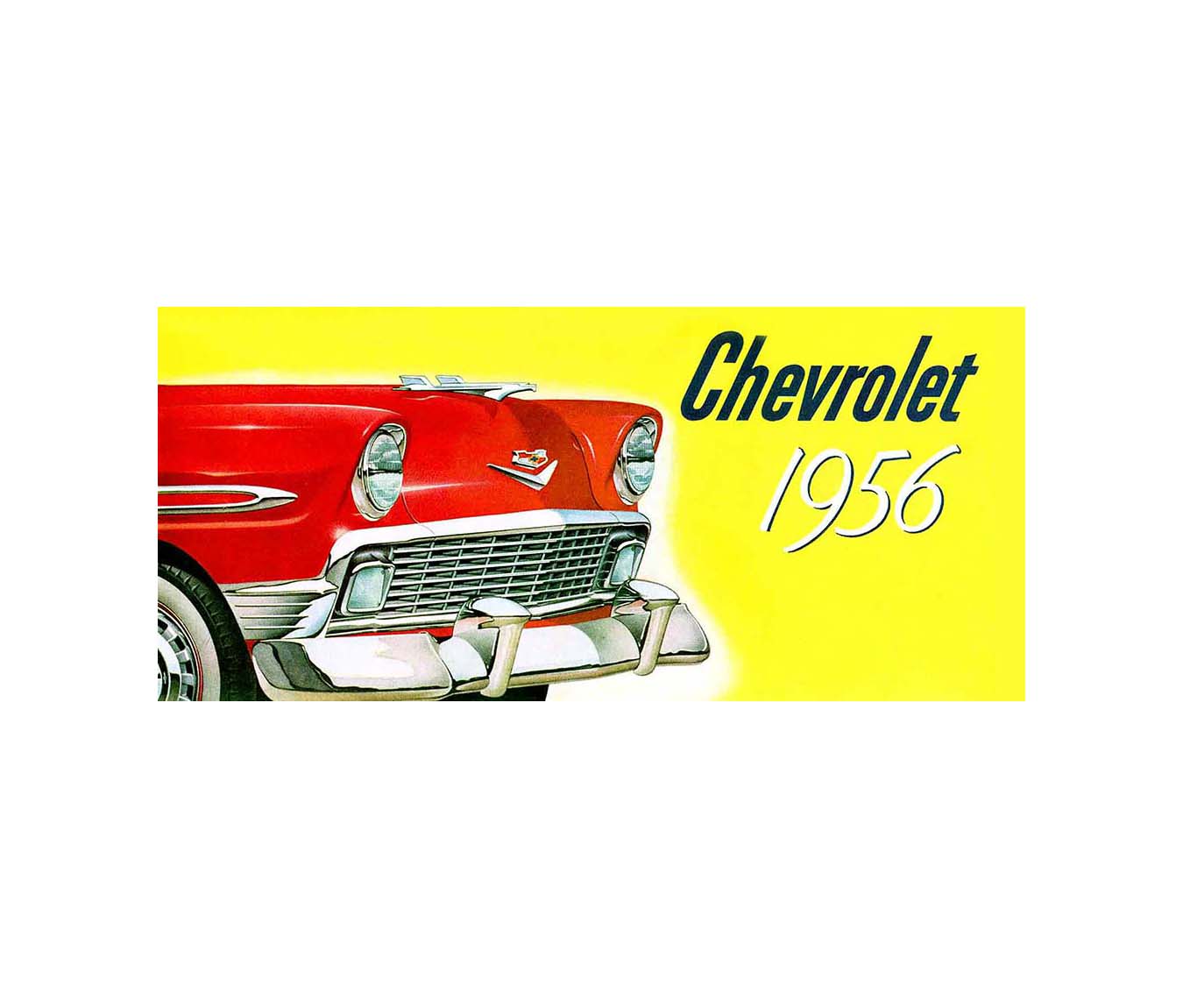 1956 Chevrolet Foldout Brochure - Over-Drive Magazine