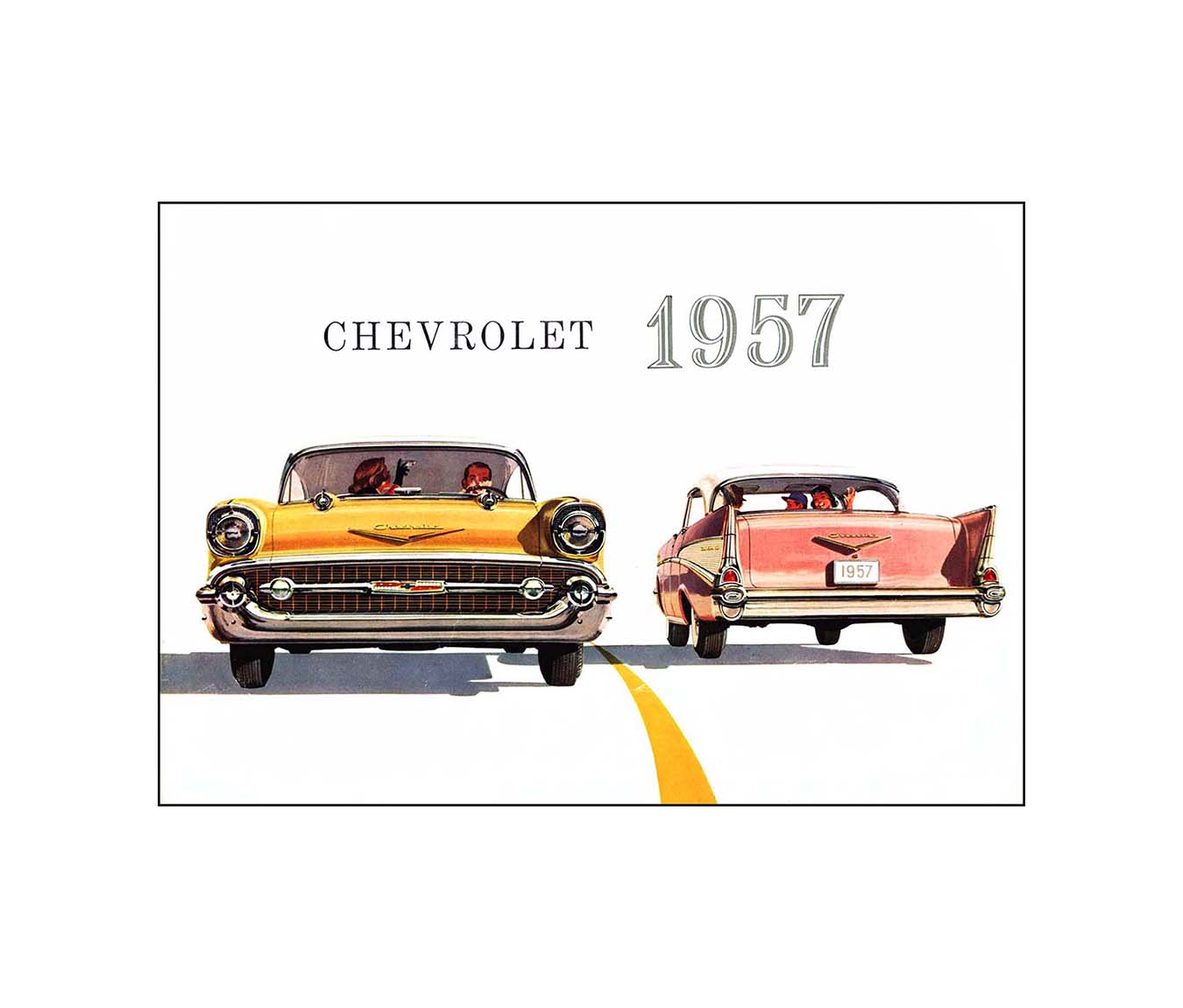 1957 Chevrolet Deluxe Brochure - Over-Drive Magazine