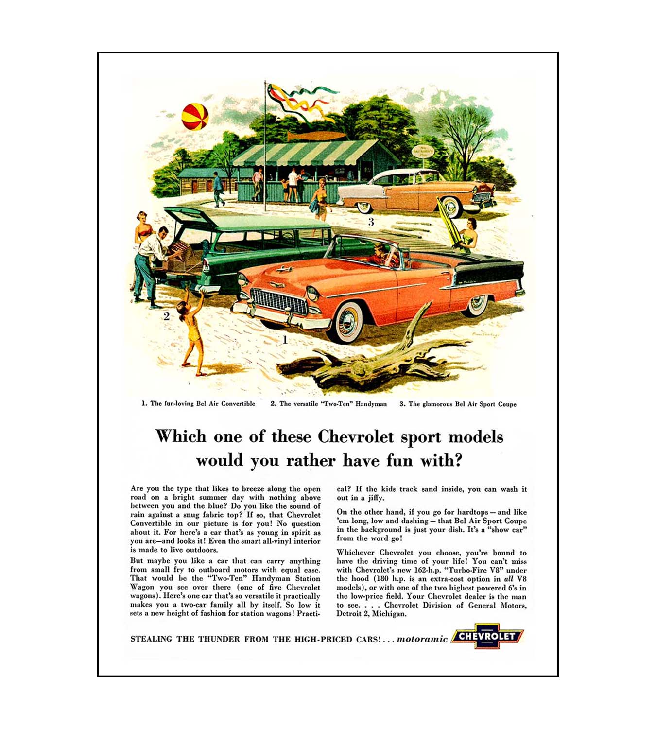 1955 Chevrolet Portrait Print Ads - Over-Drive Magazine