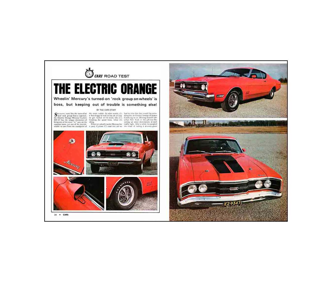 1969 Mercury Cyclone 428 CJ Road Test - Hi Po Cars Magazine - Over ...