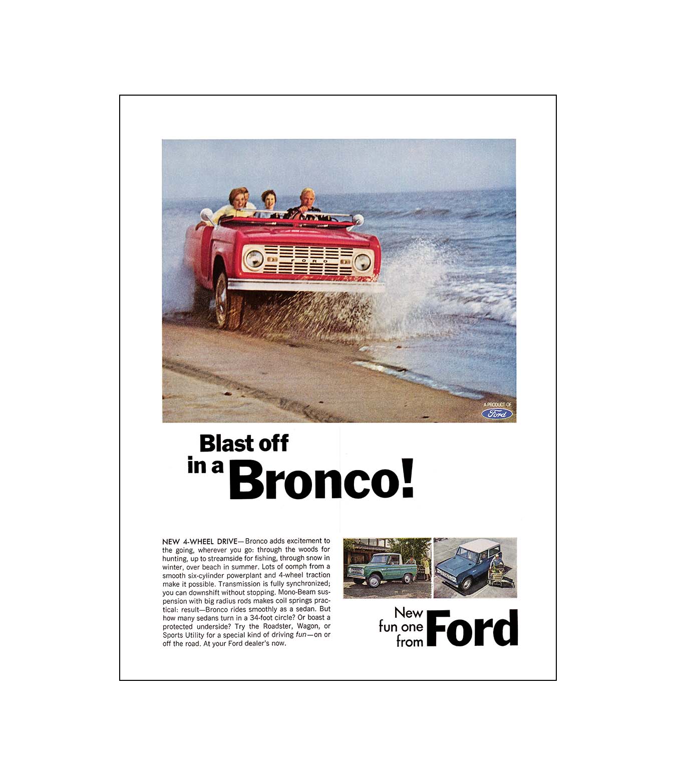 1966 Ford Bronco Portrait Ads - Over-Drive Magazine
