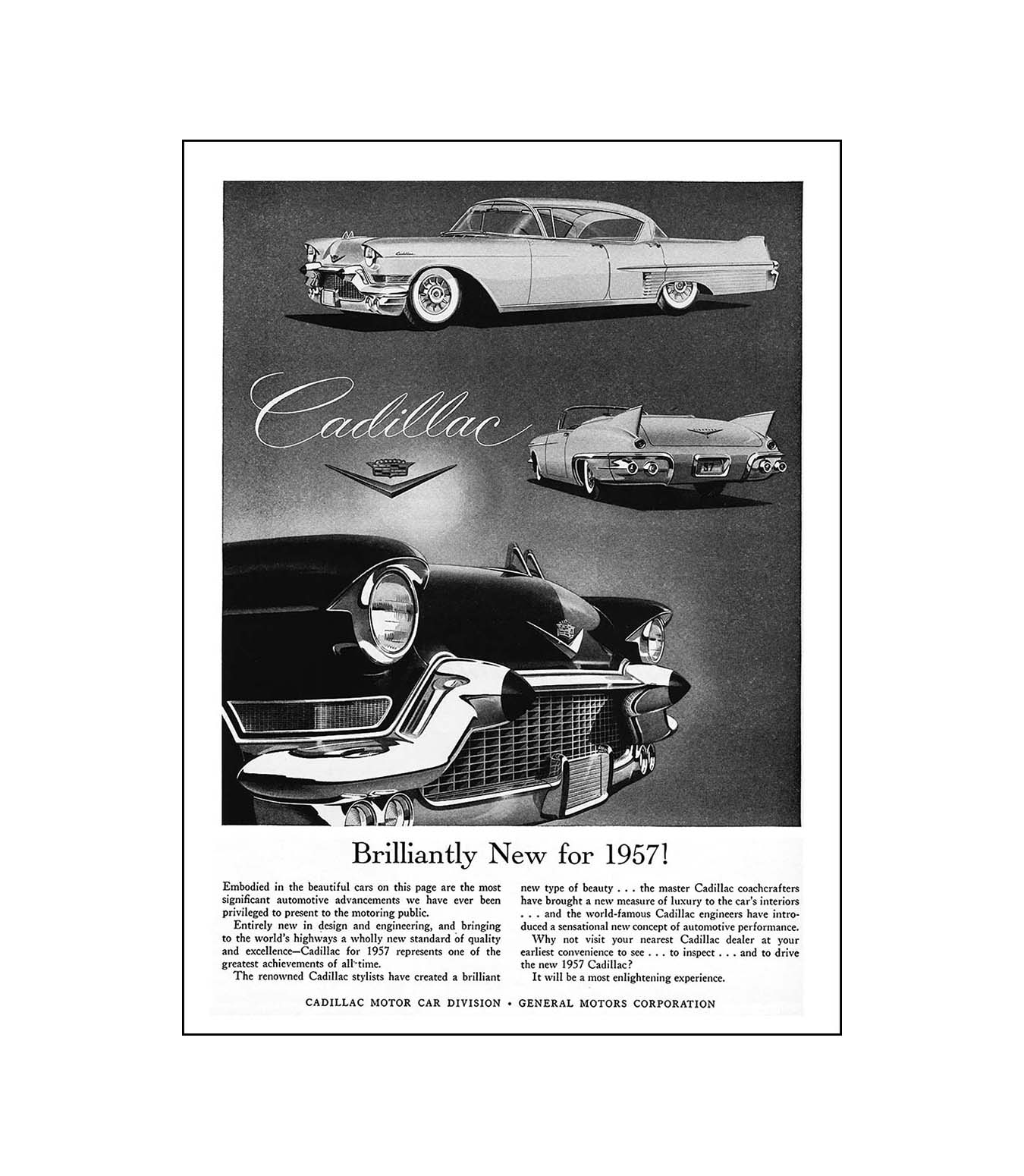 1957 Cadillac Print Ads - Over-Drive Magazine