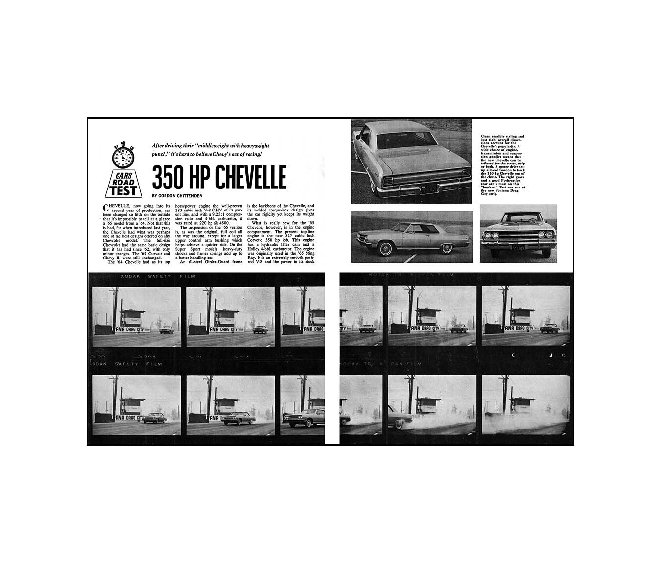 1965 Chevrolet Chevelle 350 HP Road Test - Cars Magazine - Over-Drive ...