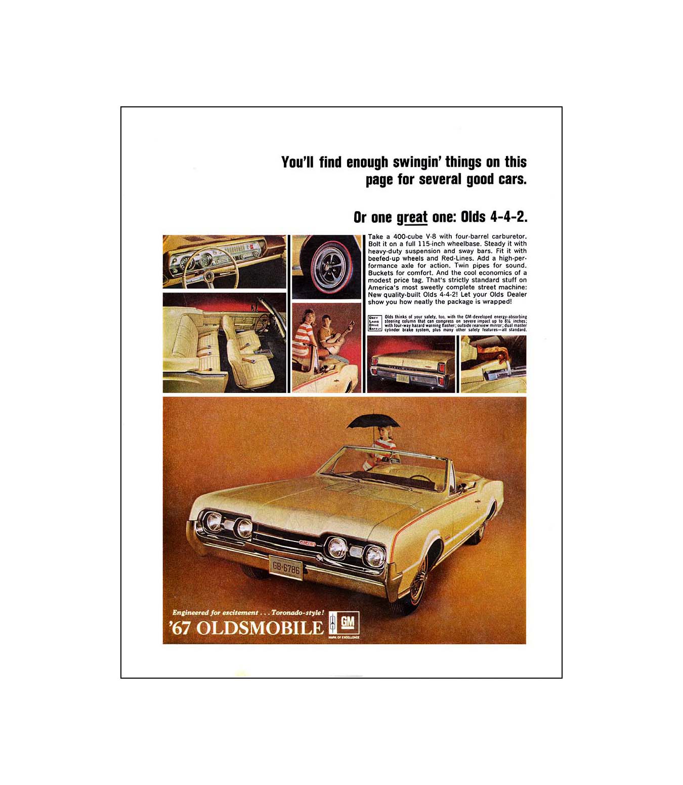 1967 Oldsmobile 442 Print Ads - Over-Drive Magazine