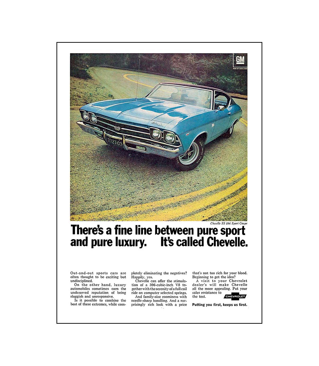 1969 Chevrolet Chevelle SS 396 Print Ads - Over-Drive Magazine