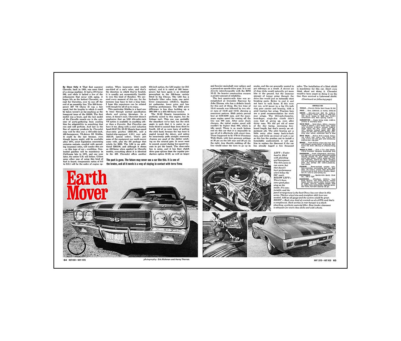 1970 Chevrolet Chevelle SS 454 450 HP Road Test - Hot Rod Magazine ...