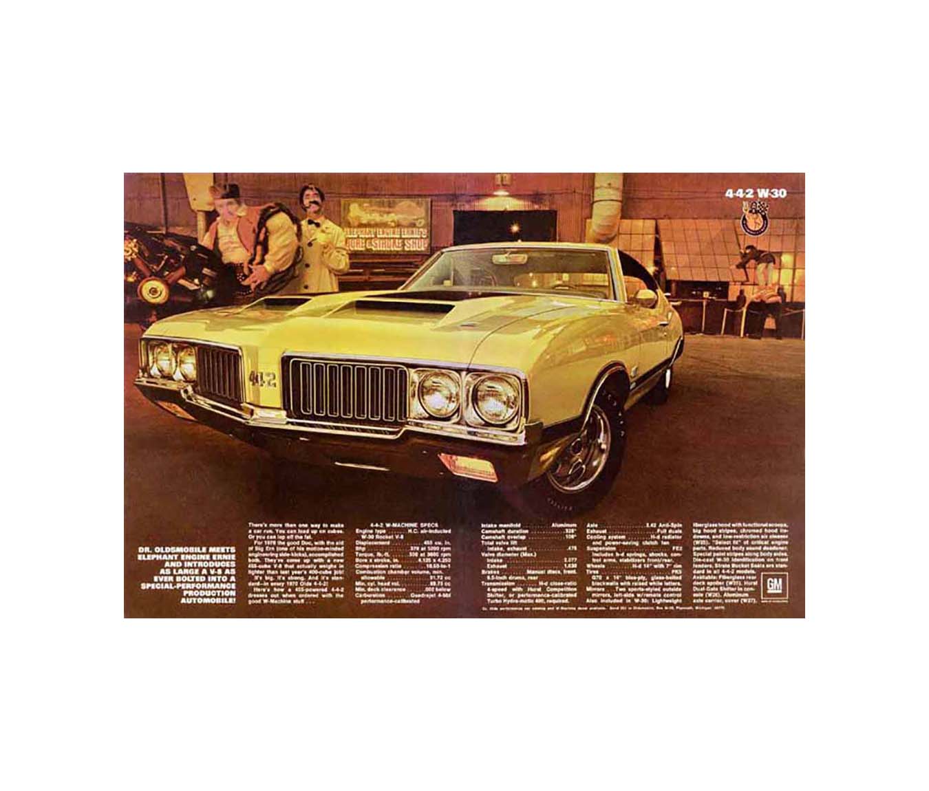 1970 Oldsmobile 442 and Pace Car Print Ads - Over-Drive Magazine