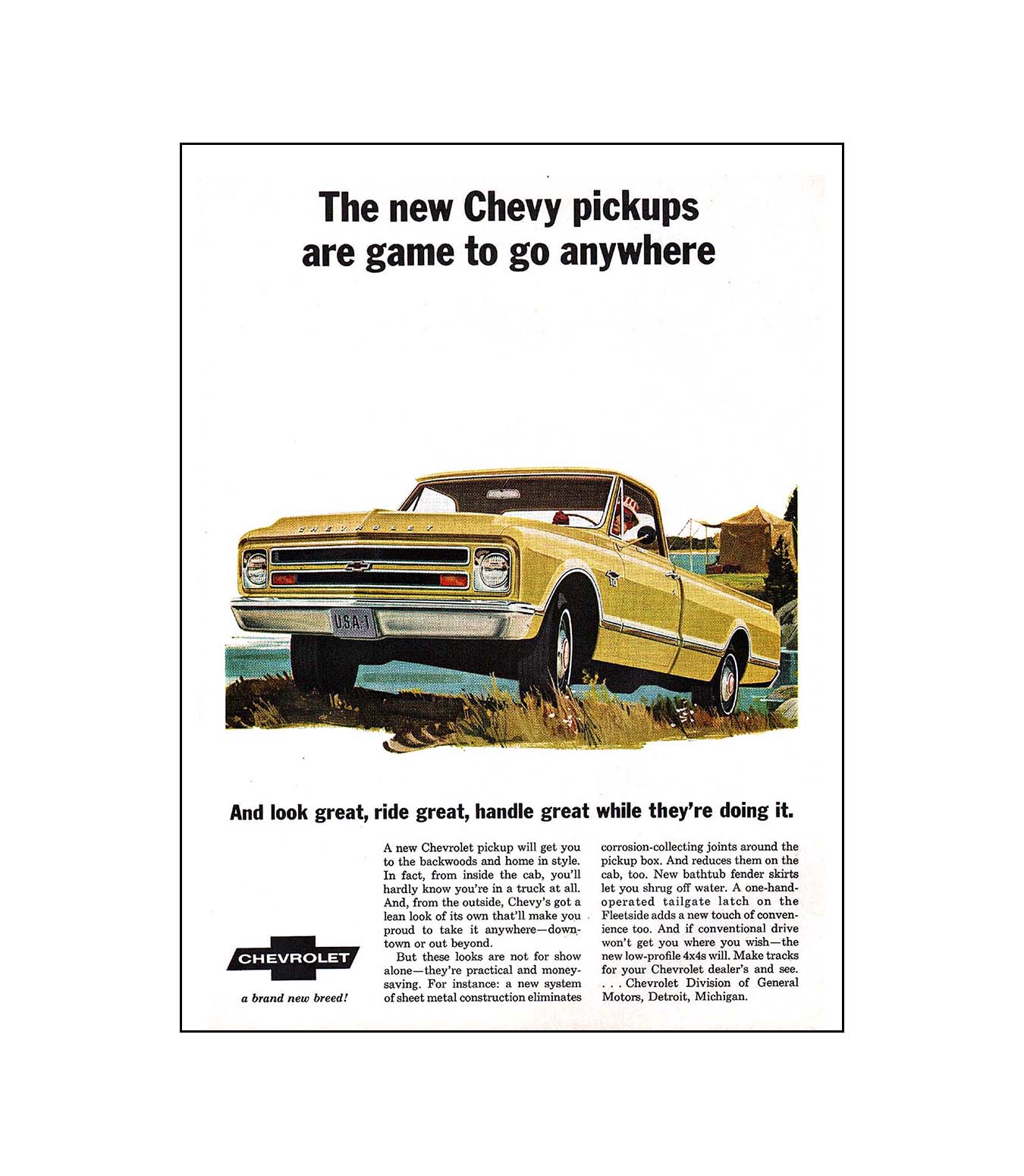 1967 Chevrolet Pickup Print Ads - Over-Drive Magazine