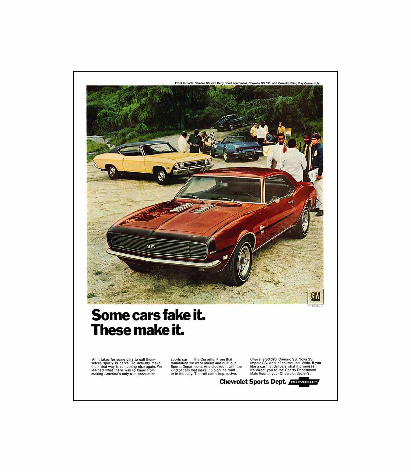 1968 Chevrolet Camaro Print Ads - Over-Drive Magazine