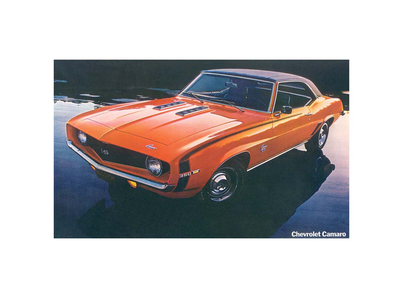 1969 Chevrolet Camaro SS 350 Poster - Over-Drive Magazine