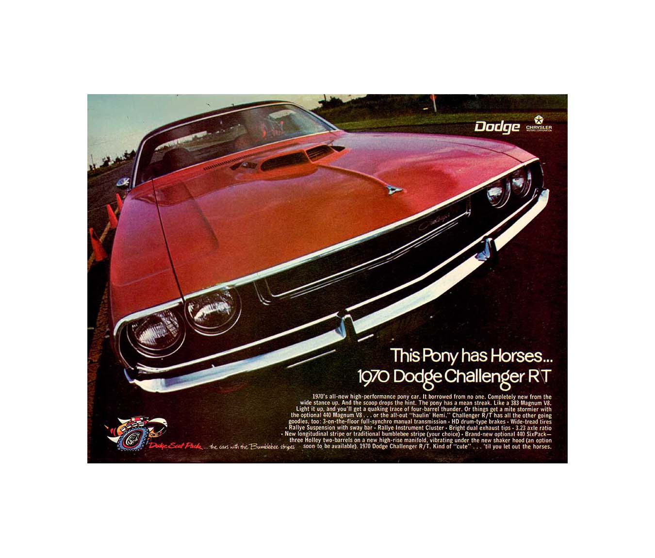 1970 Dodge Challenger Print Ads - Over-Drive Magazine