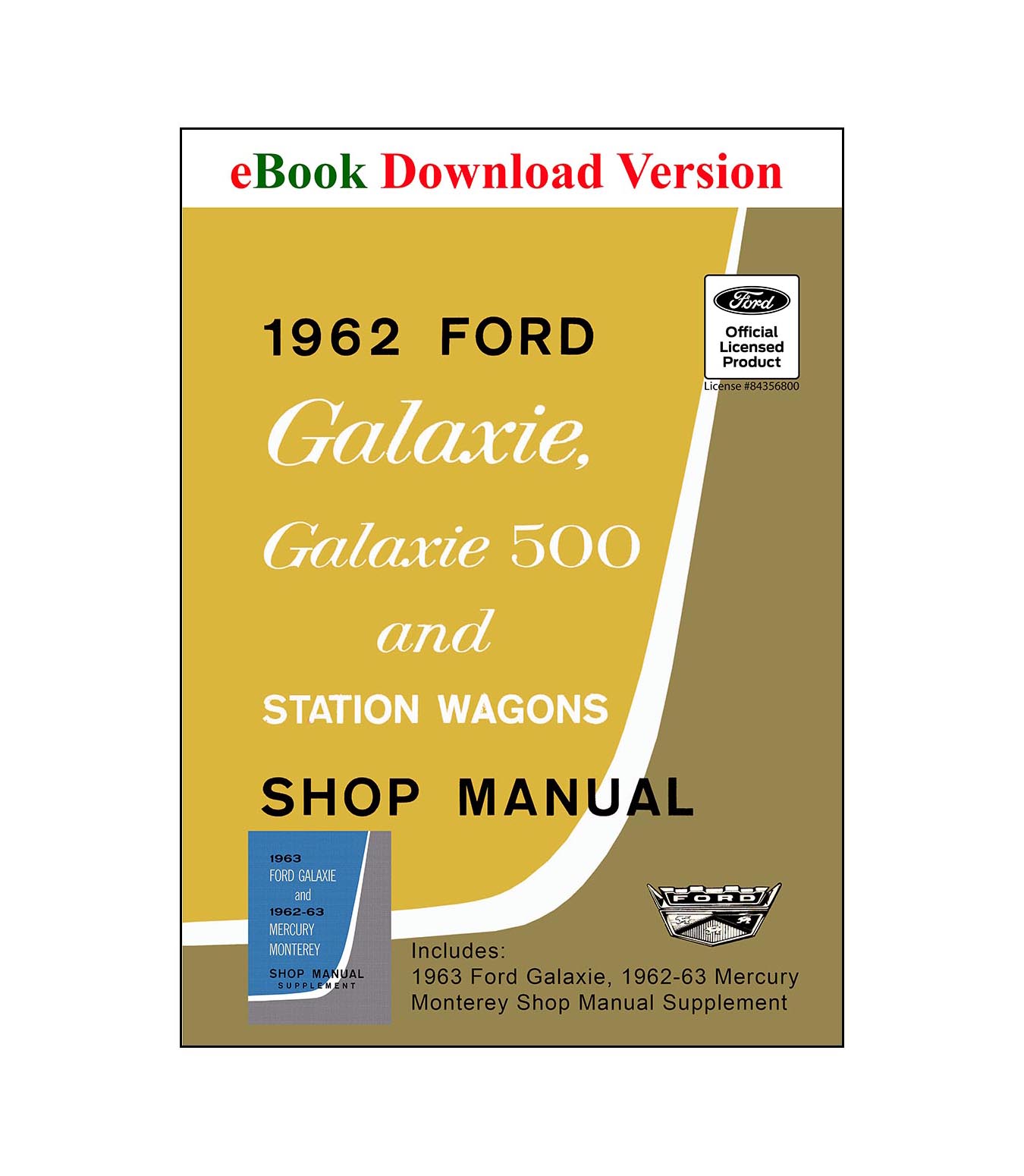 1962 Ford-Mercury Full Size Car Service Manual - Over-Drive Magazine