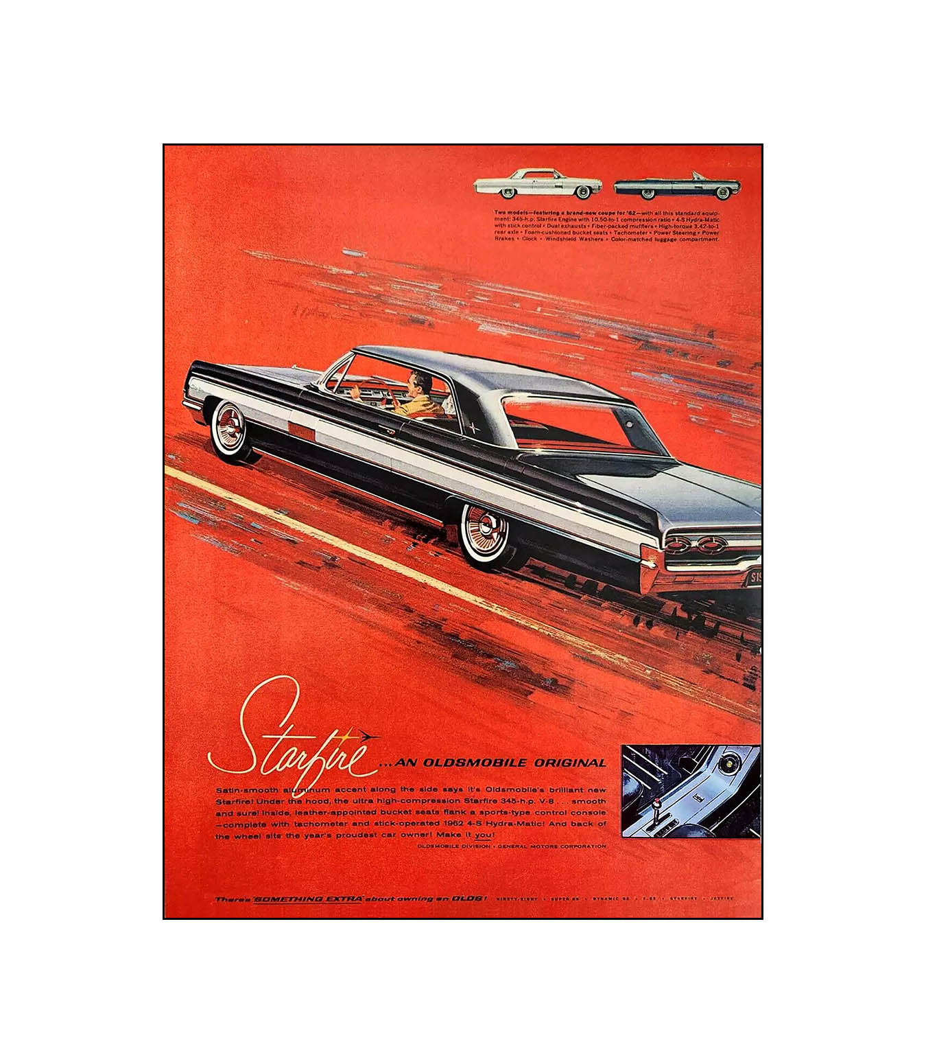 1962 Oldsmobile Starfire Print Ads - Over-Drive Magazine