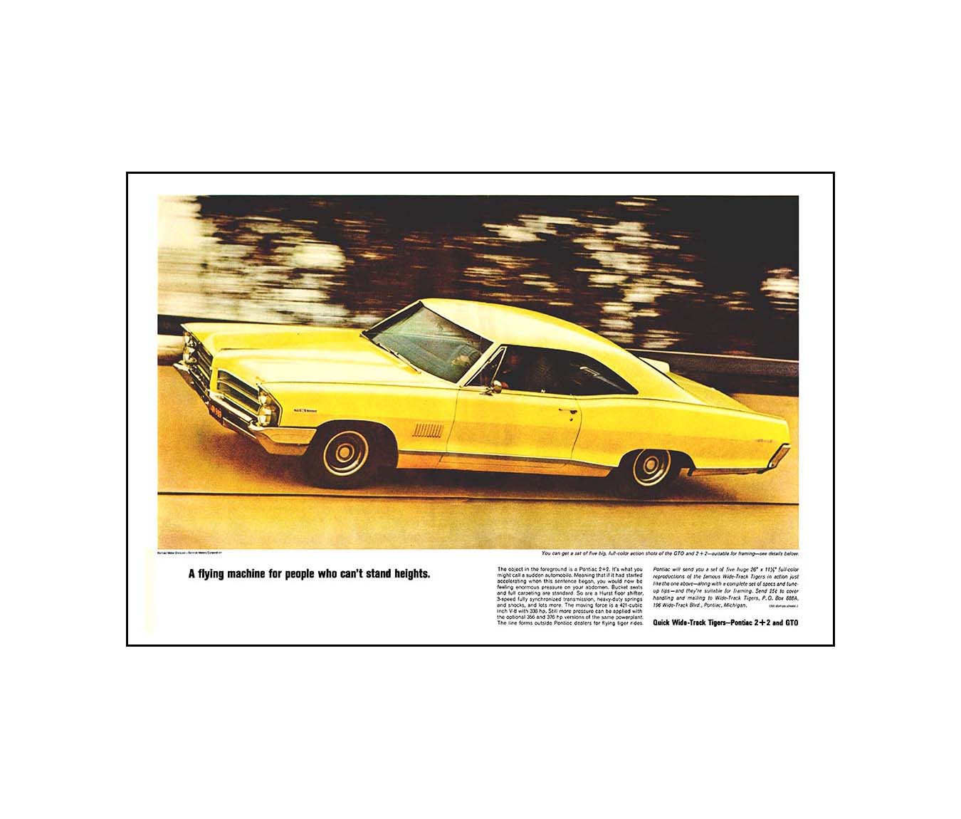 1965 Pontiac 2+2 Print Ads - Over-Drive Magazine