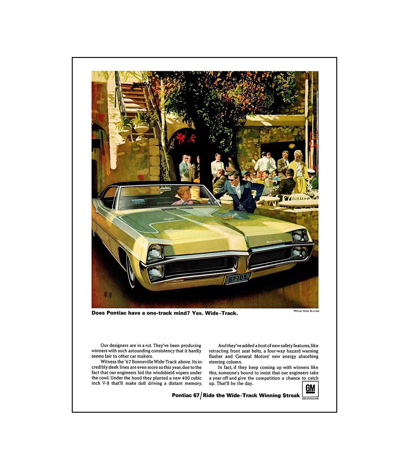 1967 Pontiac Bonneville Print Ads - Over-Drive Magazine