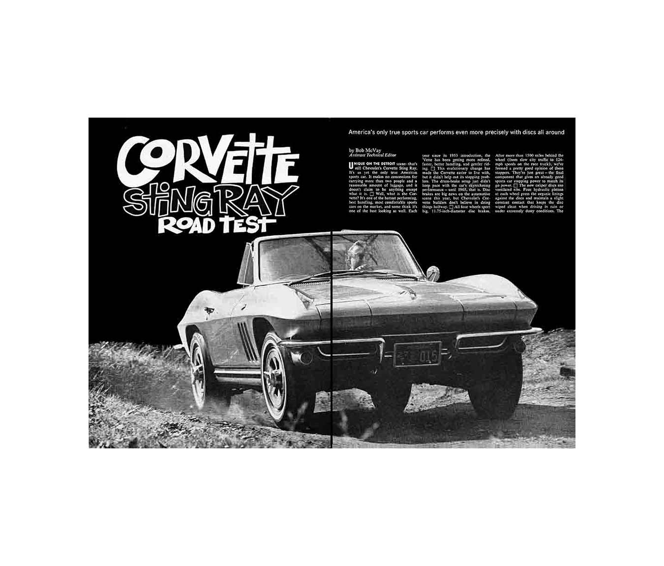 1965 Chevrolet Corvette 300 HP 327 CID Road Test - Motor Trend Magazine ...