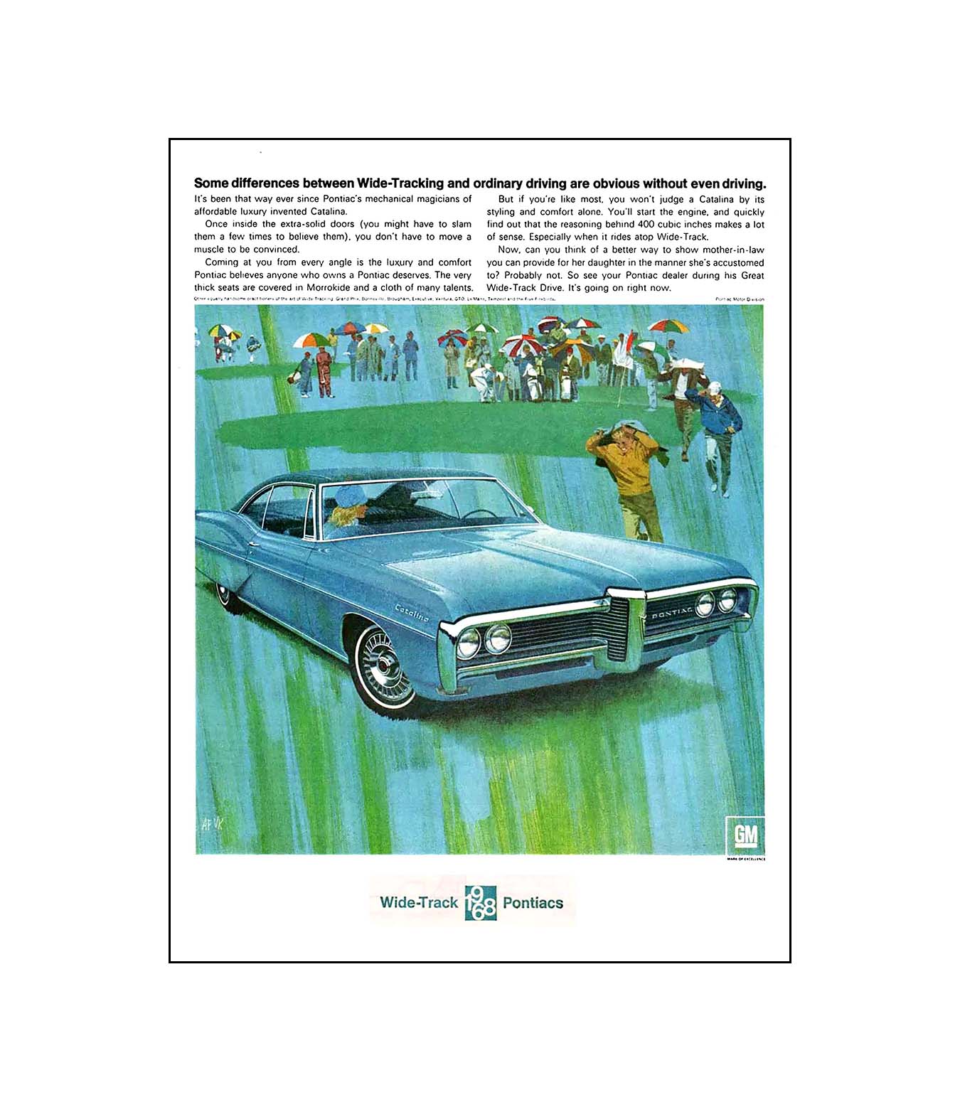 1968 Pontiac Catalina and Safari Print Ads - Over-Drive Magazine
