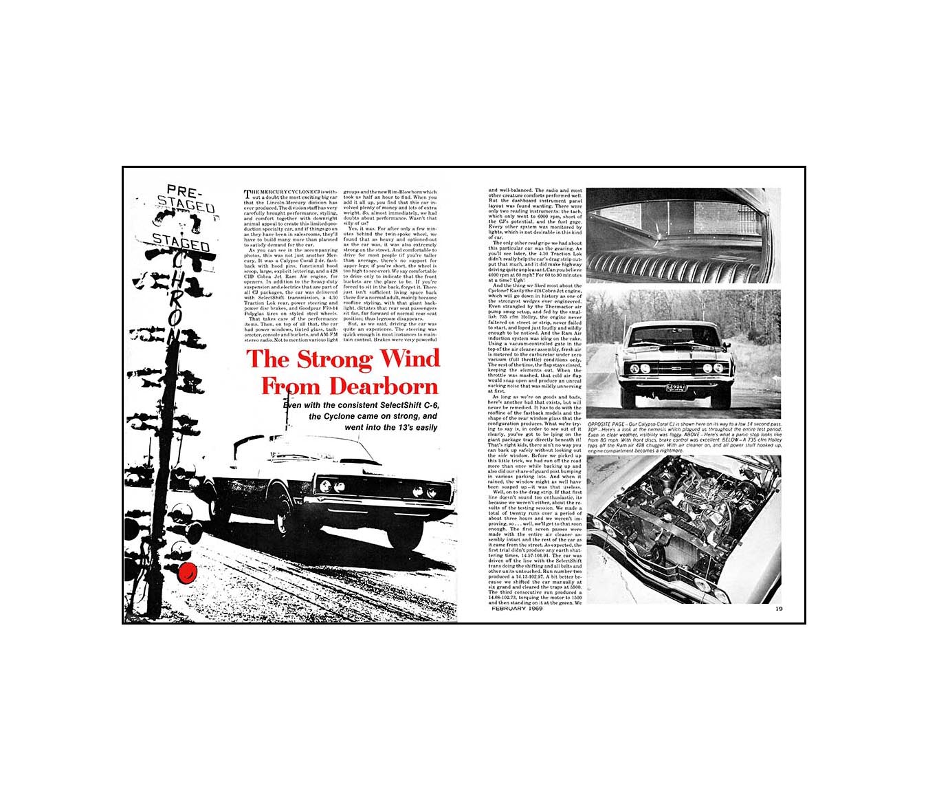 1969 Mercury Cyclone CJ Road Test - Super Stock Magazine - Over-Drive ...