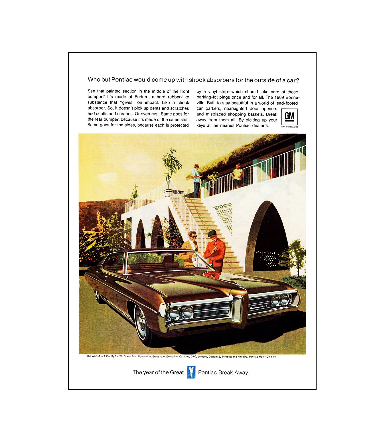 1969 Pontiac Bonneville Print Ads - Over-Drive Magazine