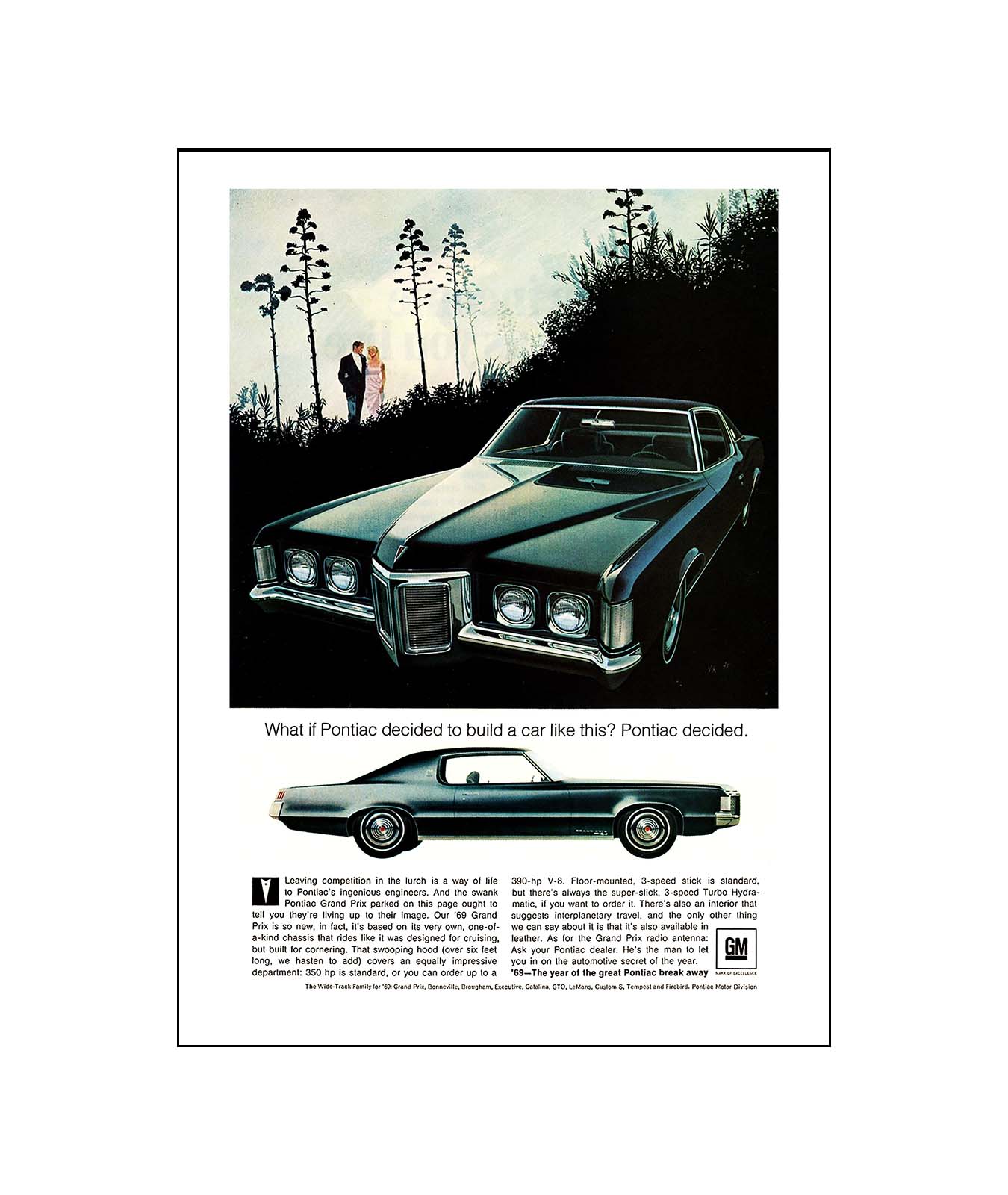 1969 Pontiac Grand Prix Print Ads - Over-Drive Magazine