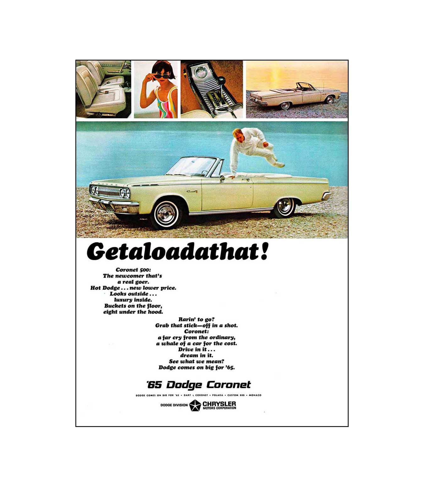 1965 Dodge Coronet Print Ads - Over-Drive Magazine