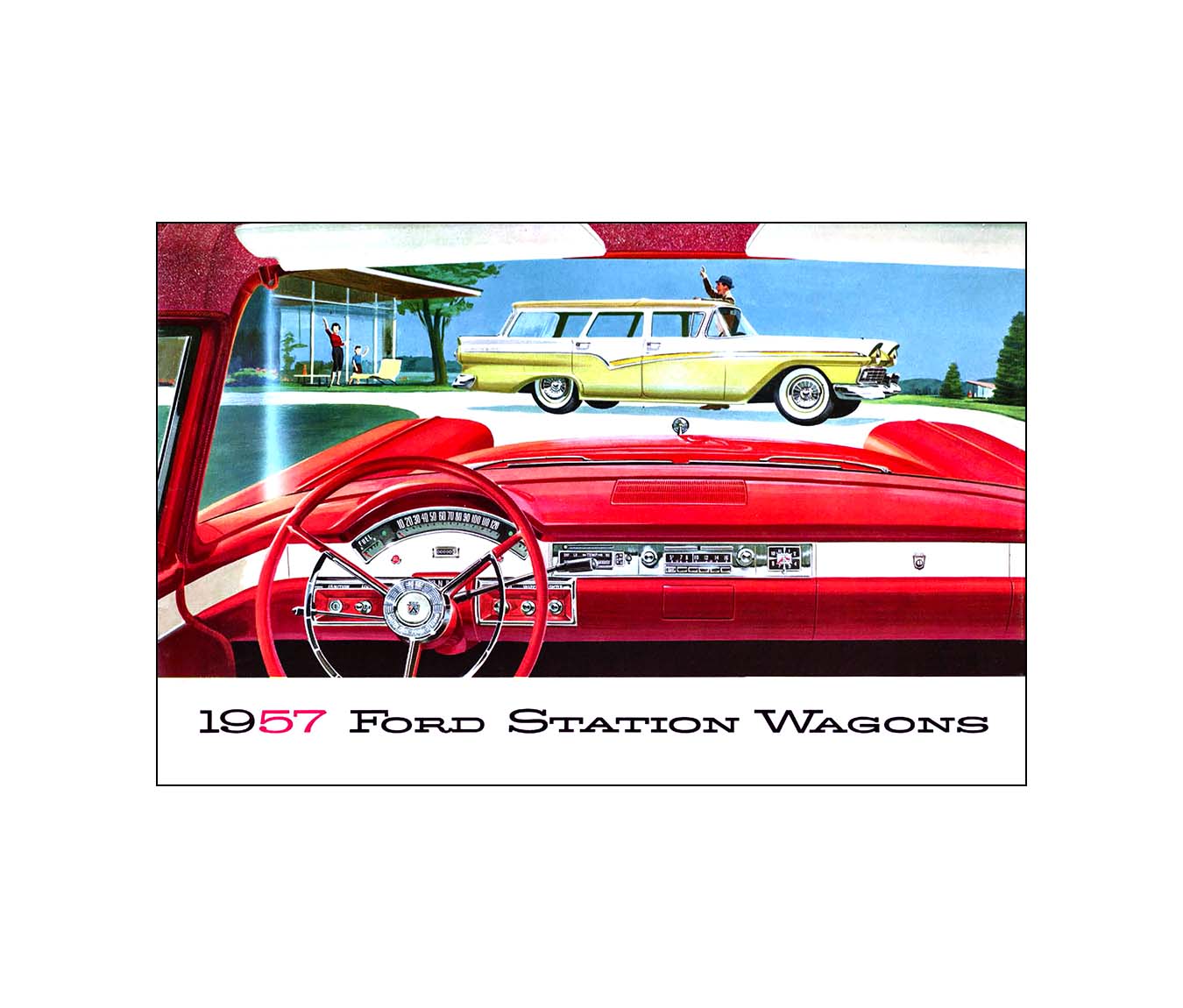 1957 Ford Station Wagons Brochure - Over-Drive Magazine