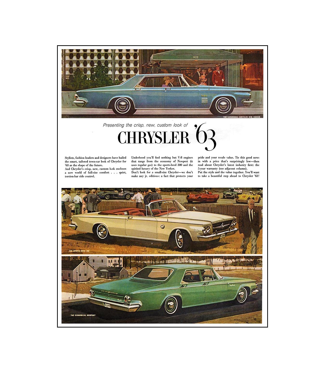 1963 Chrysler Print Ads - Over-Drive Magazine