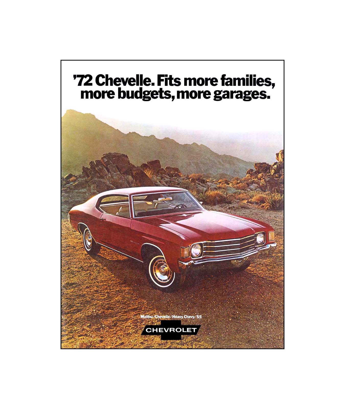 1972 Chevrolet Chevelle Brochure - Over-Drive Magazine