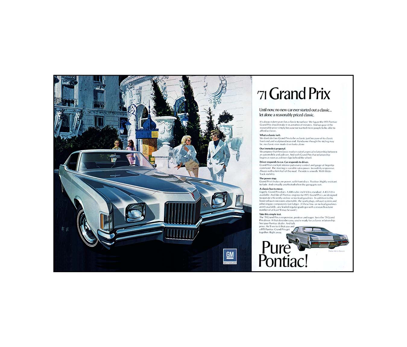 1971 Pontiac Grand Prix Print Ads - Over-Drive Magazine