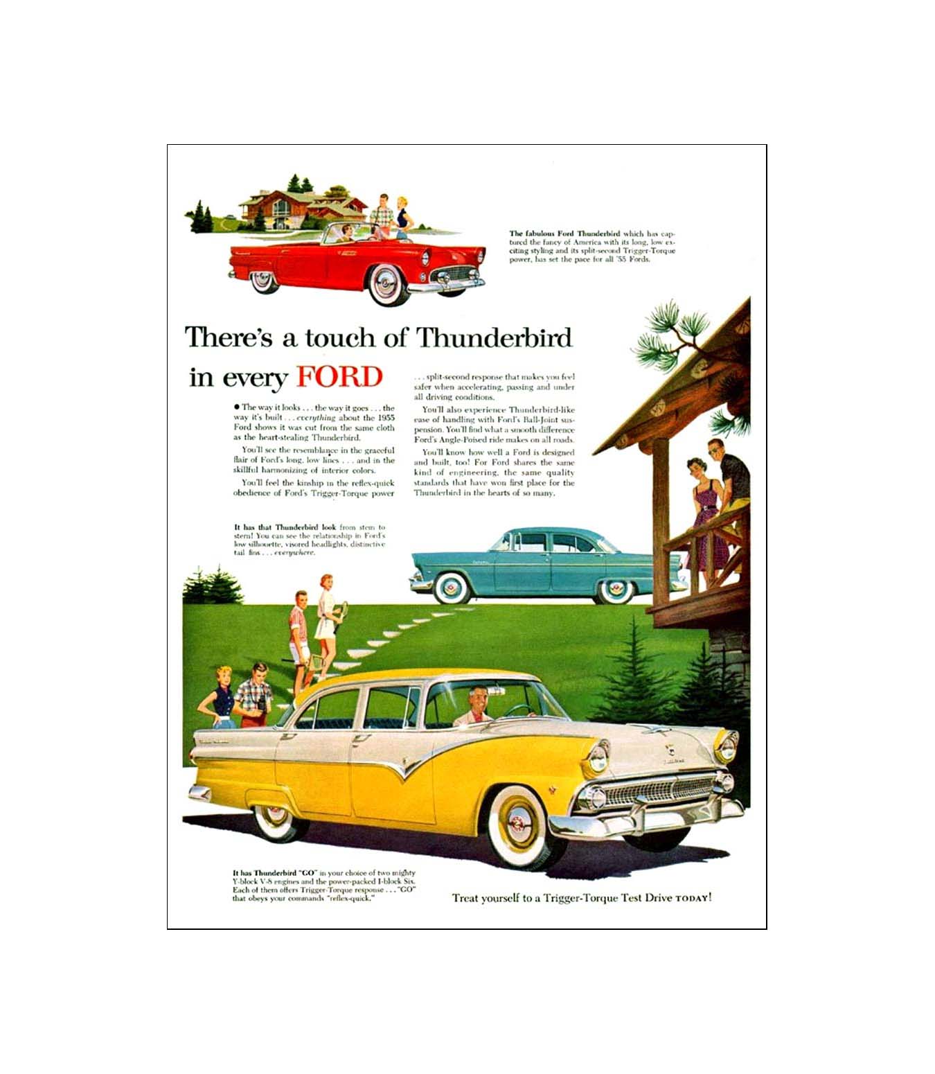 1955 Ford Print Ads - Over-Drive Magazine